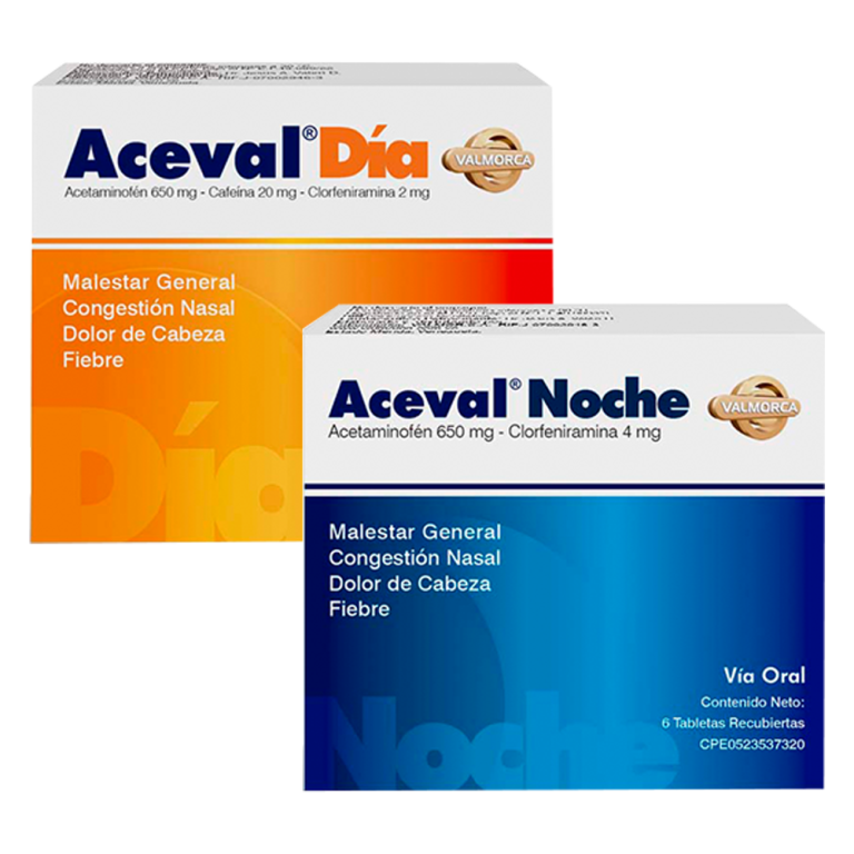 Aceval® Día y Aceval® Noche - Laboratorios Valmor, C.A.